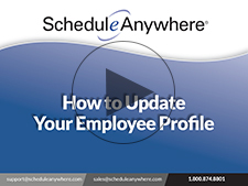 Scheduling Software Videos for Employees | ScheduleAnywhere